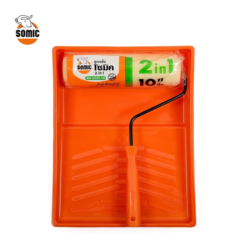 Paint Roller 2-in-1 10" with Tray, SOMIC - Somic