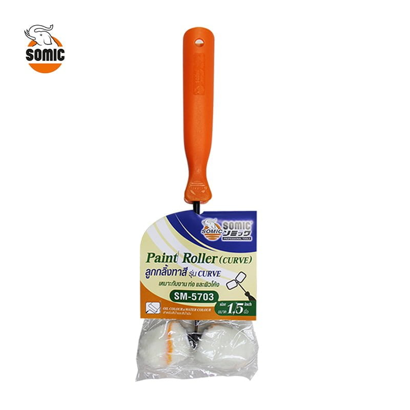 Paint Roller 1.5" CURVE, SOMIC - Somic